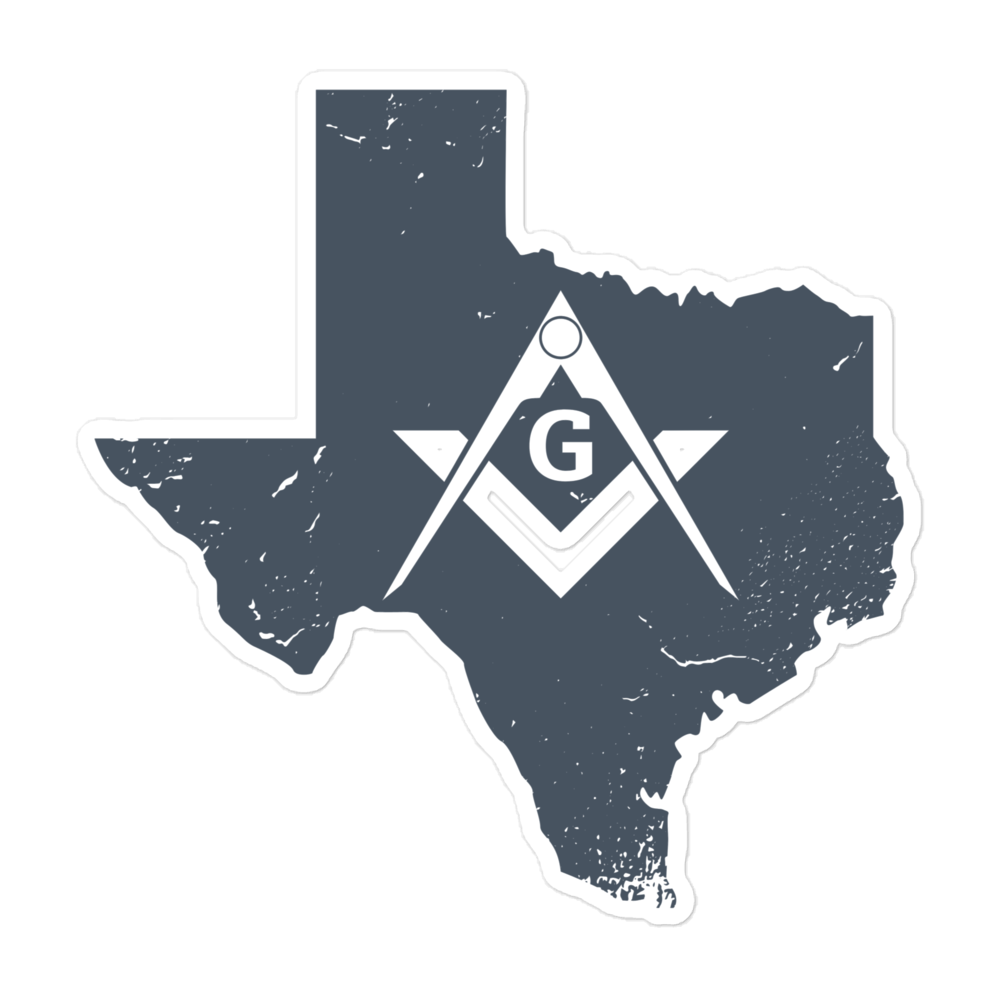 Texas Mason Sticker – San Antonio Hat Company